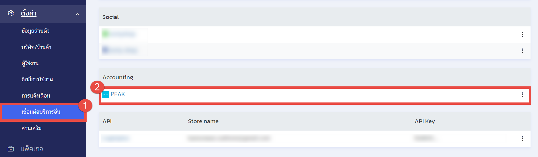 Example Information for PEAK: Orders from Shopee - ZORT