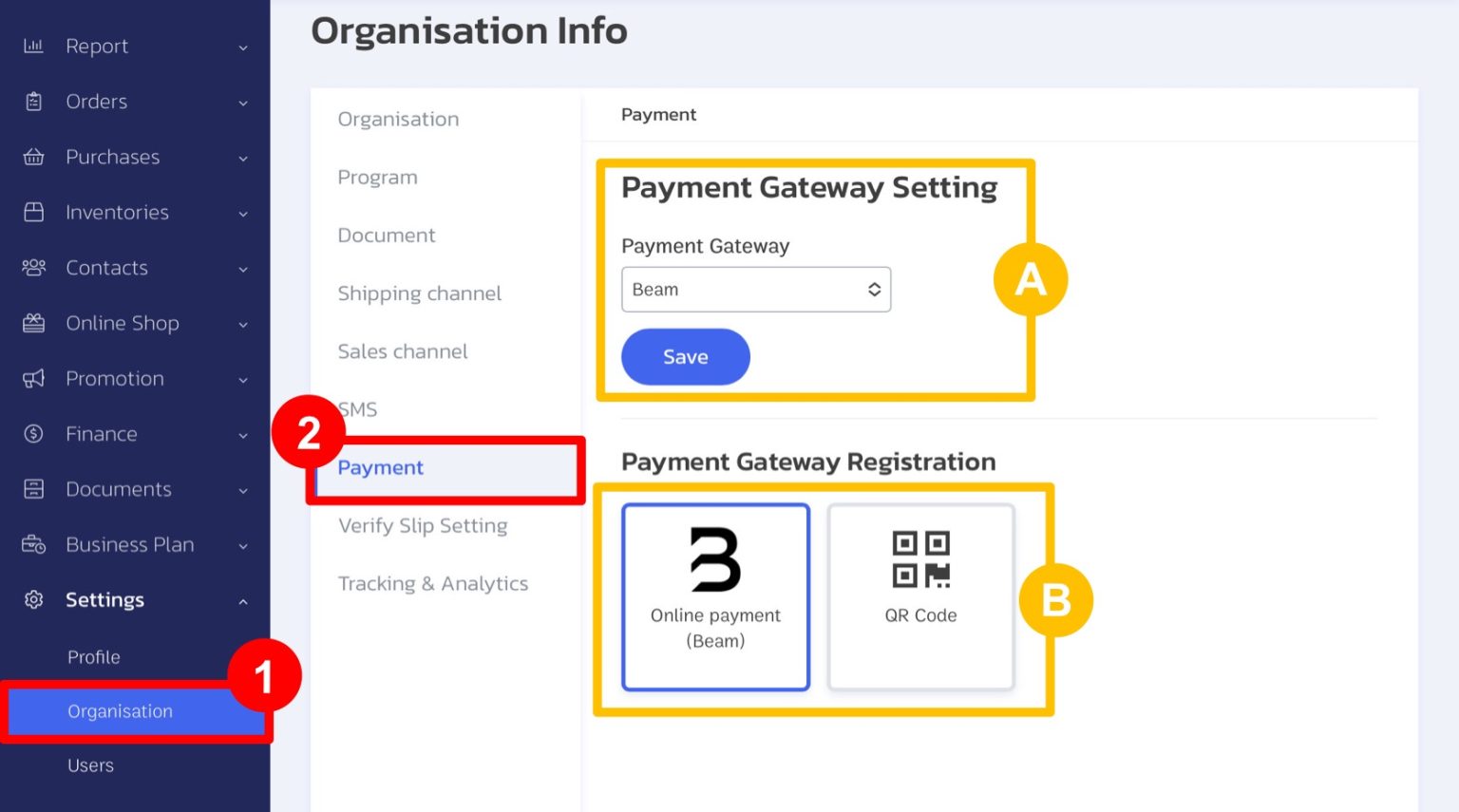 Organisation Setting: How to Set Up Payment Settings - ZORT